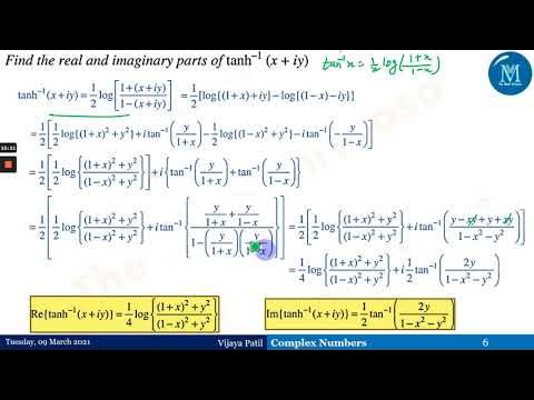 Complex Numbers | Logarithm of Complex Number - YouTube