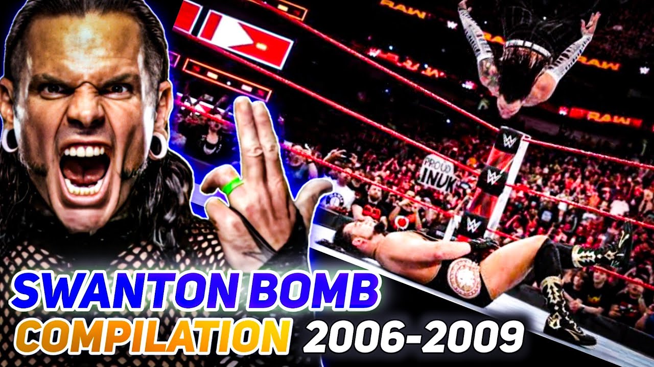 WWE Jeff Hardy Swanton Bomb Compilation 2006-2009 - YouTube