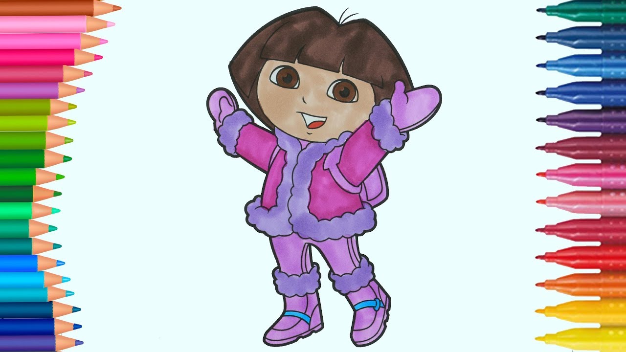 Dibujos Para Colorear Para Niñas Dora