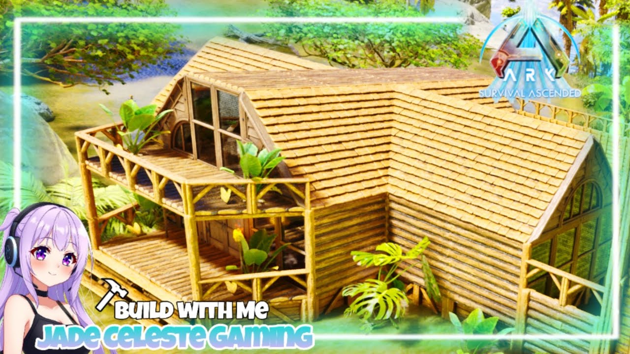 How to Build a Beginner Base with a Dino Pen! Ark Ascended Build with ...