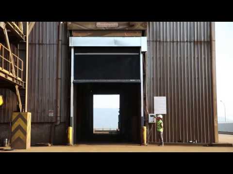 KAUÇUK HIZLI KAPI SİSTEMİ / MADEN VE TOZLU ORTAM KAPISI