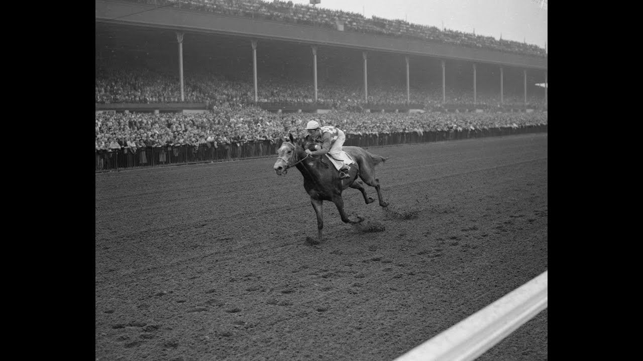Native Dancer - 1953 Withers Mile, Belmont Park - YouTube