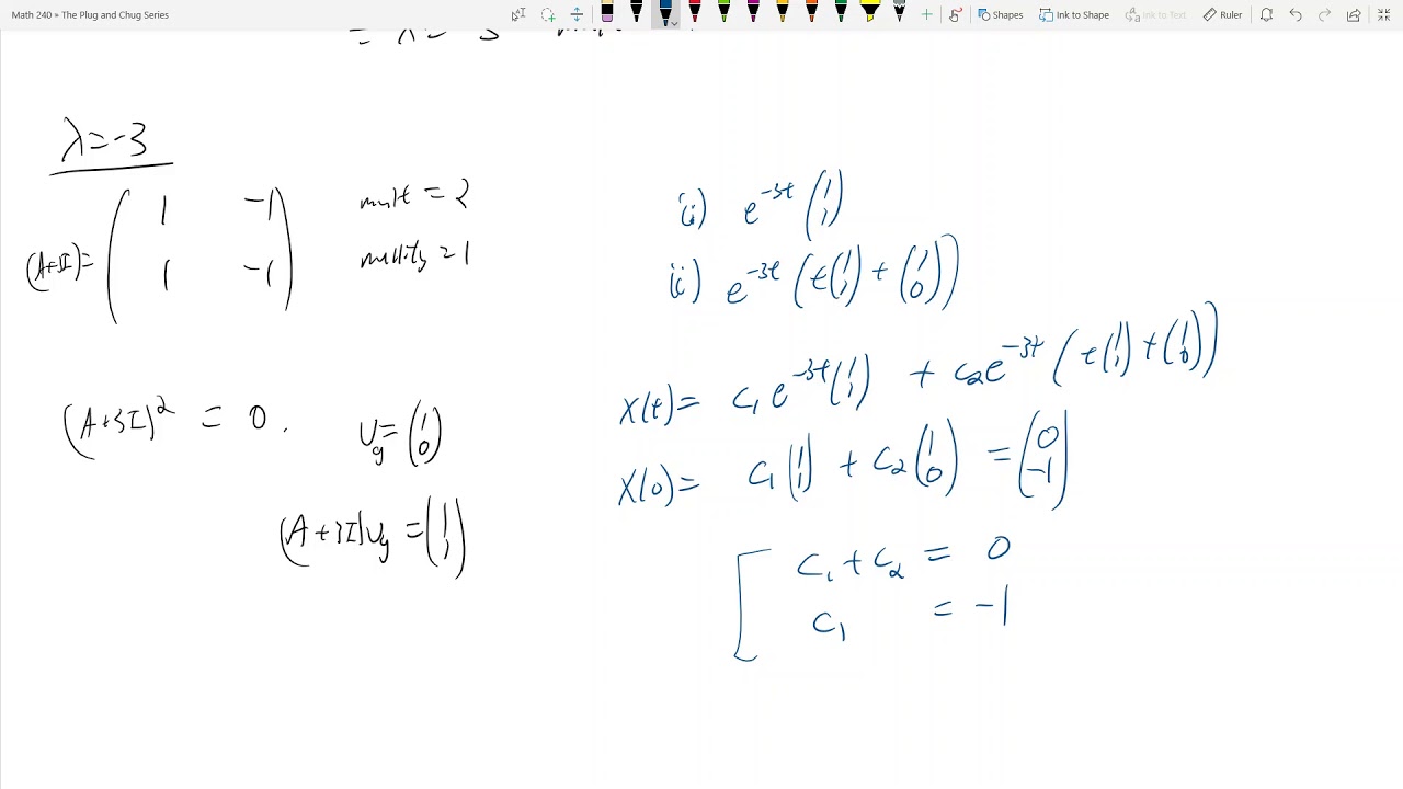 Math 240 - Chapter 9 - The Plug and Chug Series #49b (ADDENDUM to #49 ...