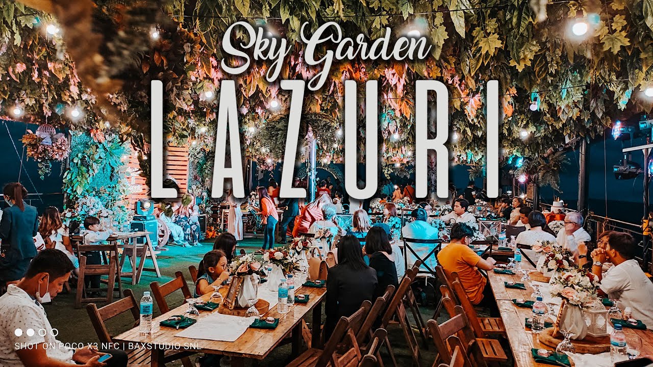 Sky Garden Lazuri Tagaytay Wedding | Lights and Sounds Setup - YouTube