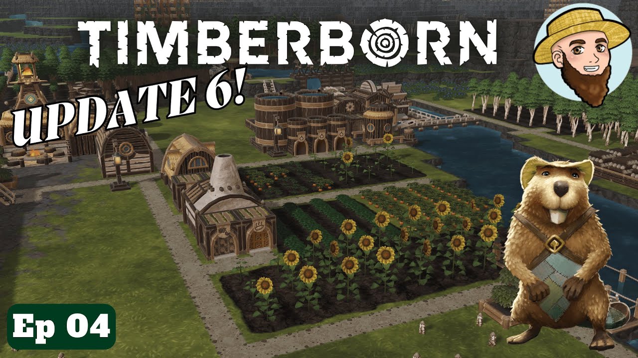 Timberborn Update 6 - Farming and Tree Plantaions! I Ep04 #timberborn # ...