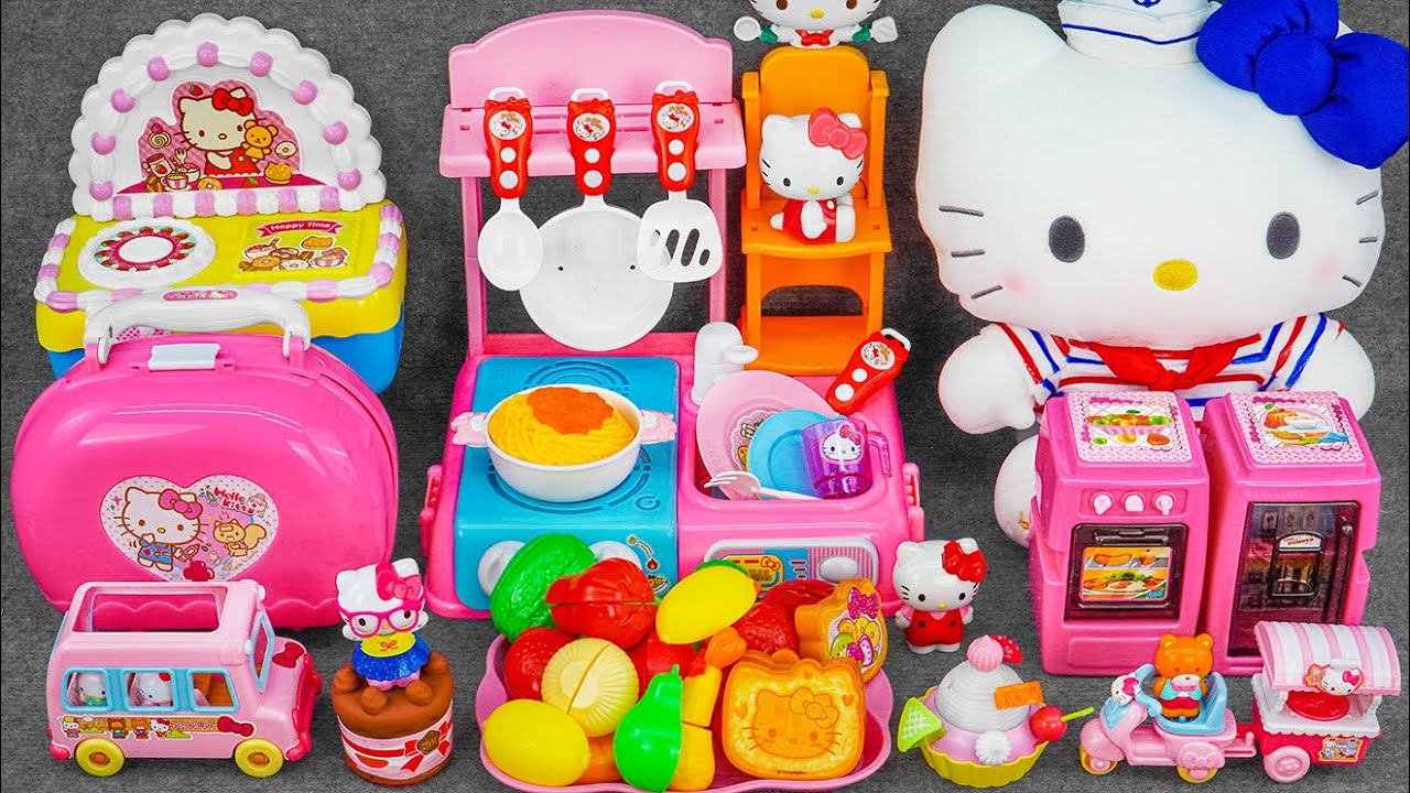118 Minutes Satisfying with Unboxing Cute Hello Kitty Kitchen Playset ...
