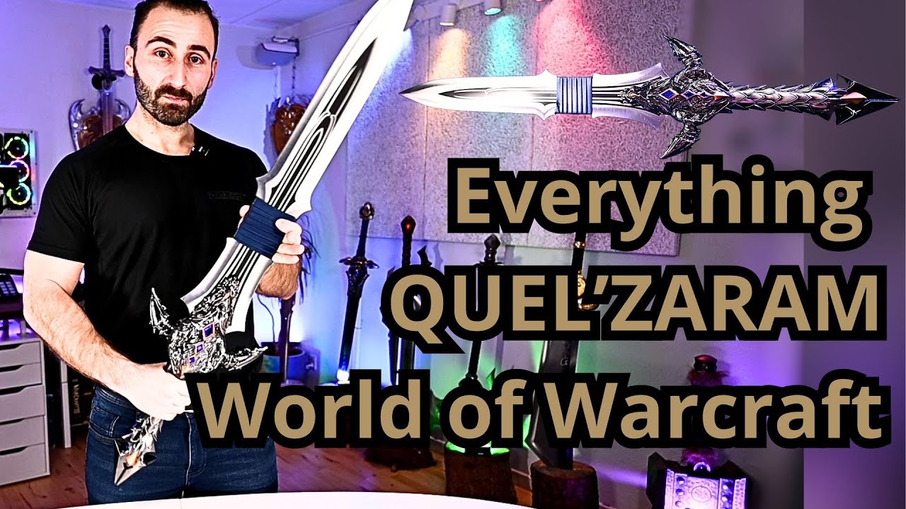 World of Warcraft QUEL'ZARAM Replica Review - YouTube