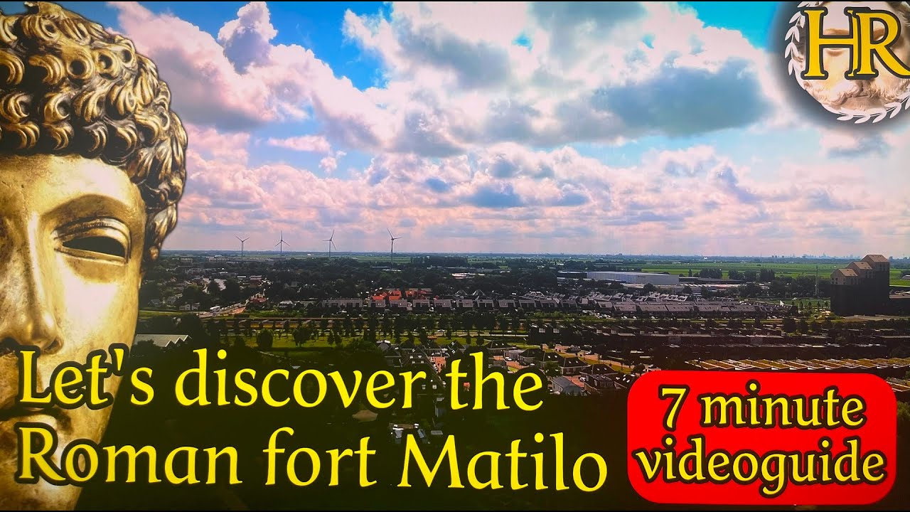 The hidden Roman fortress of Matilo (Leiden, the Netherlands drone ...
