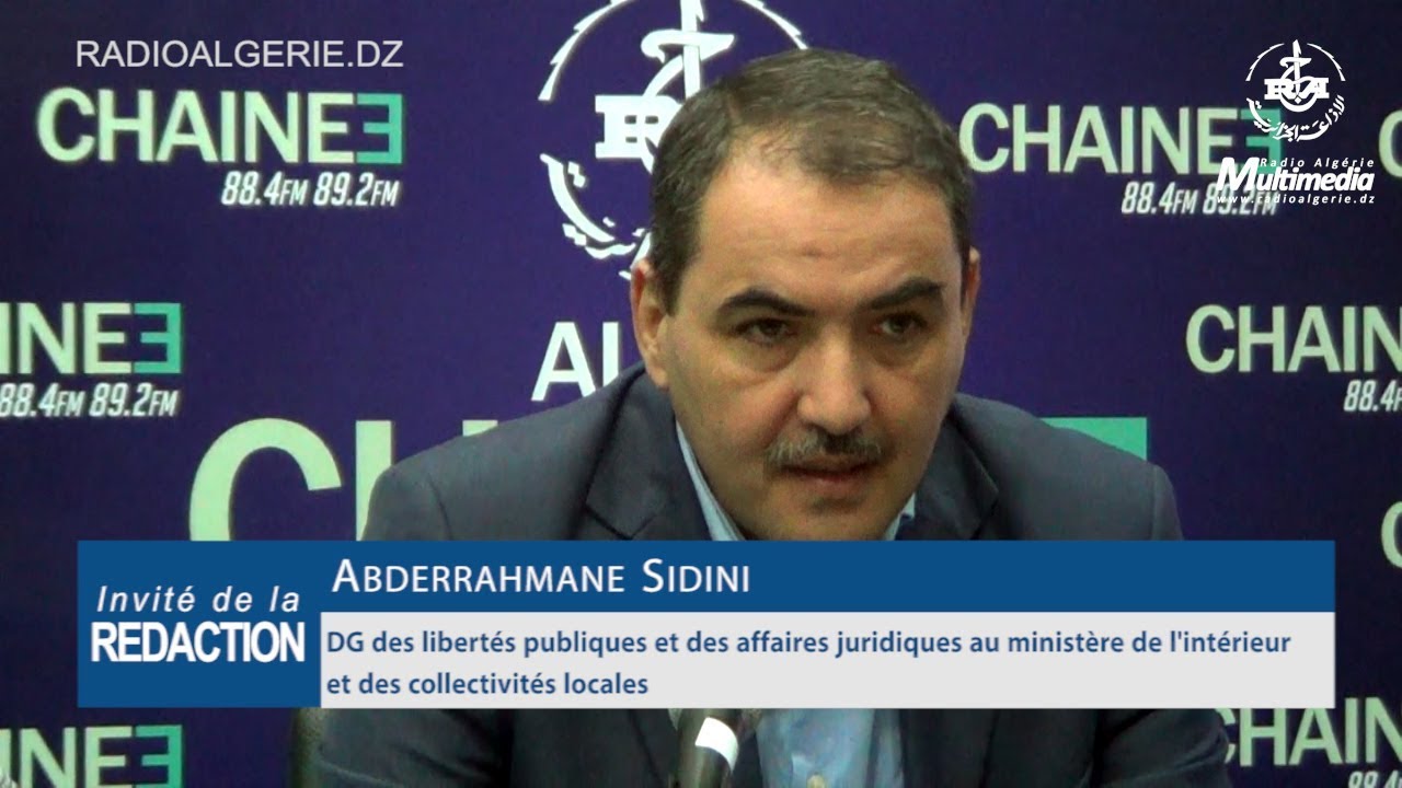 Abderrahmane Sidini DG des libertés publiques et des affaires ...