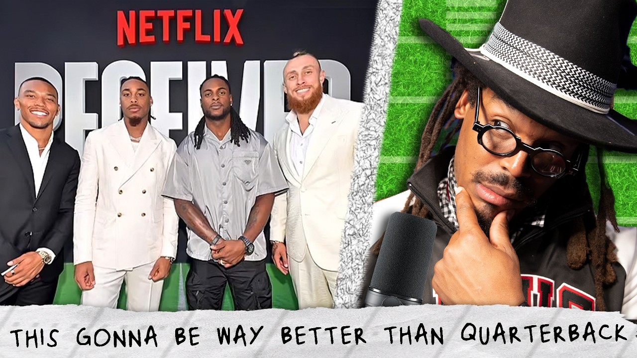 Cam Newton's reaction to RECIEVER on Netflix following Davante Adams ...