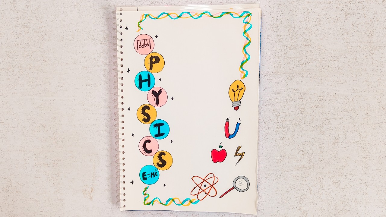 Front Page Design For Science Project Physics | Physics Front Page ...