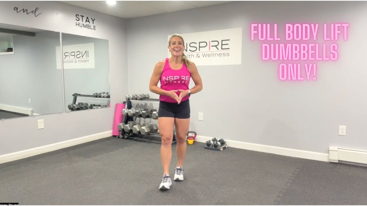 Try This Full Body Workout Dumbbells Only Youtube
