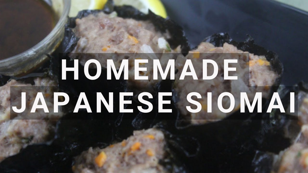 Easy Homemade Japanese Siomai - YouTube