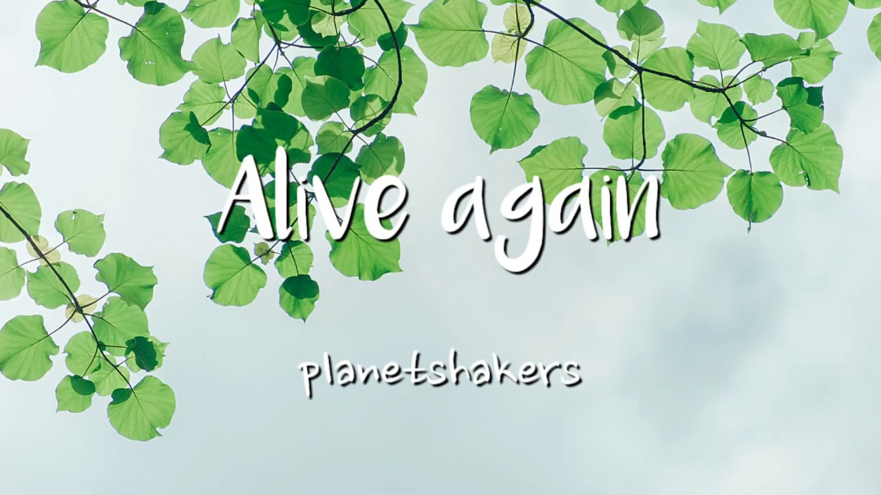 'ALIVE AGAIN' | Planetshakers (가사 포함) - YouTube