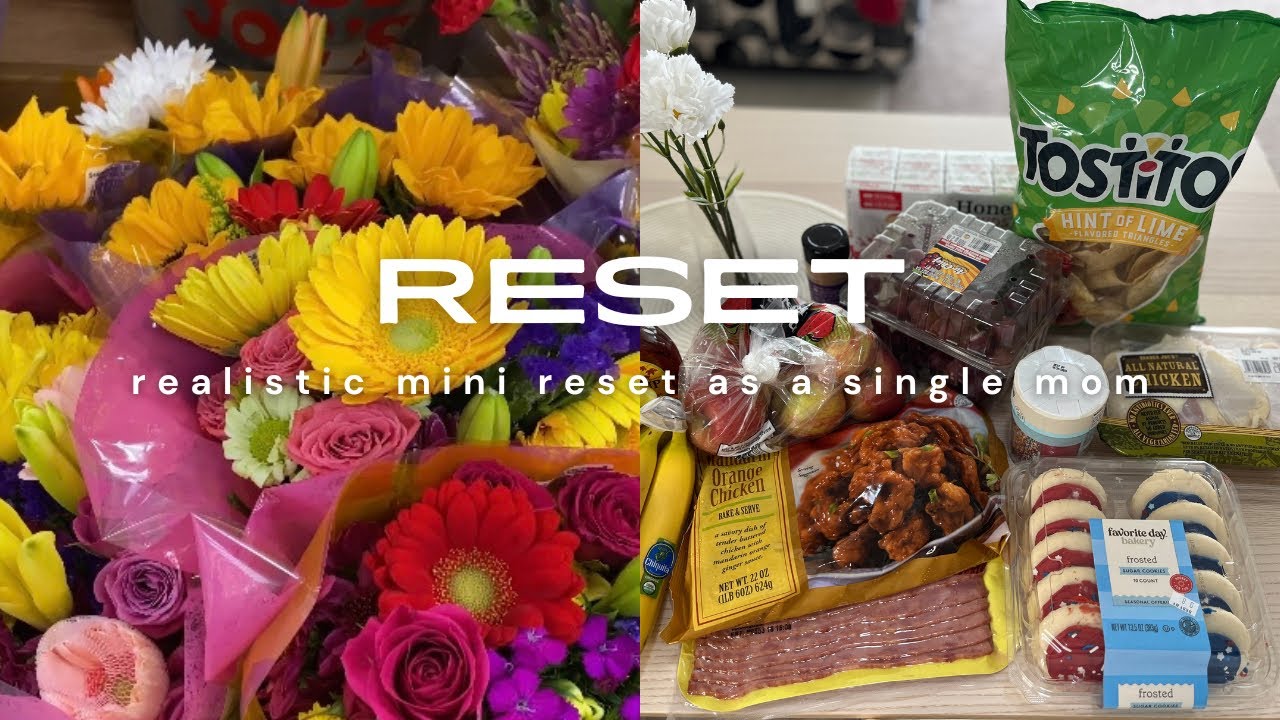 realistic reset routine as a single mom | mini reset. - YouTube