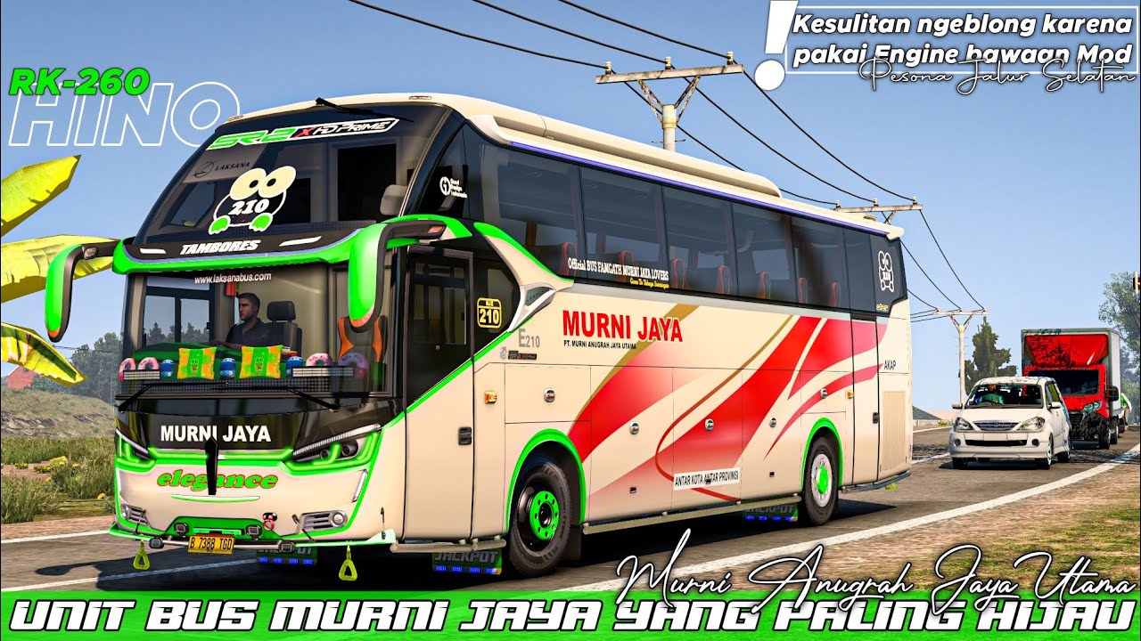Murni Jaya "Tambores" Kesulitan Ngeblong di Jalur Songgom | ETS 2 ...