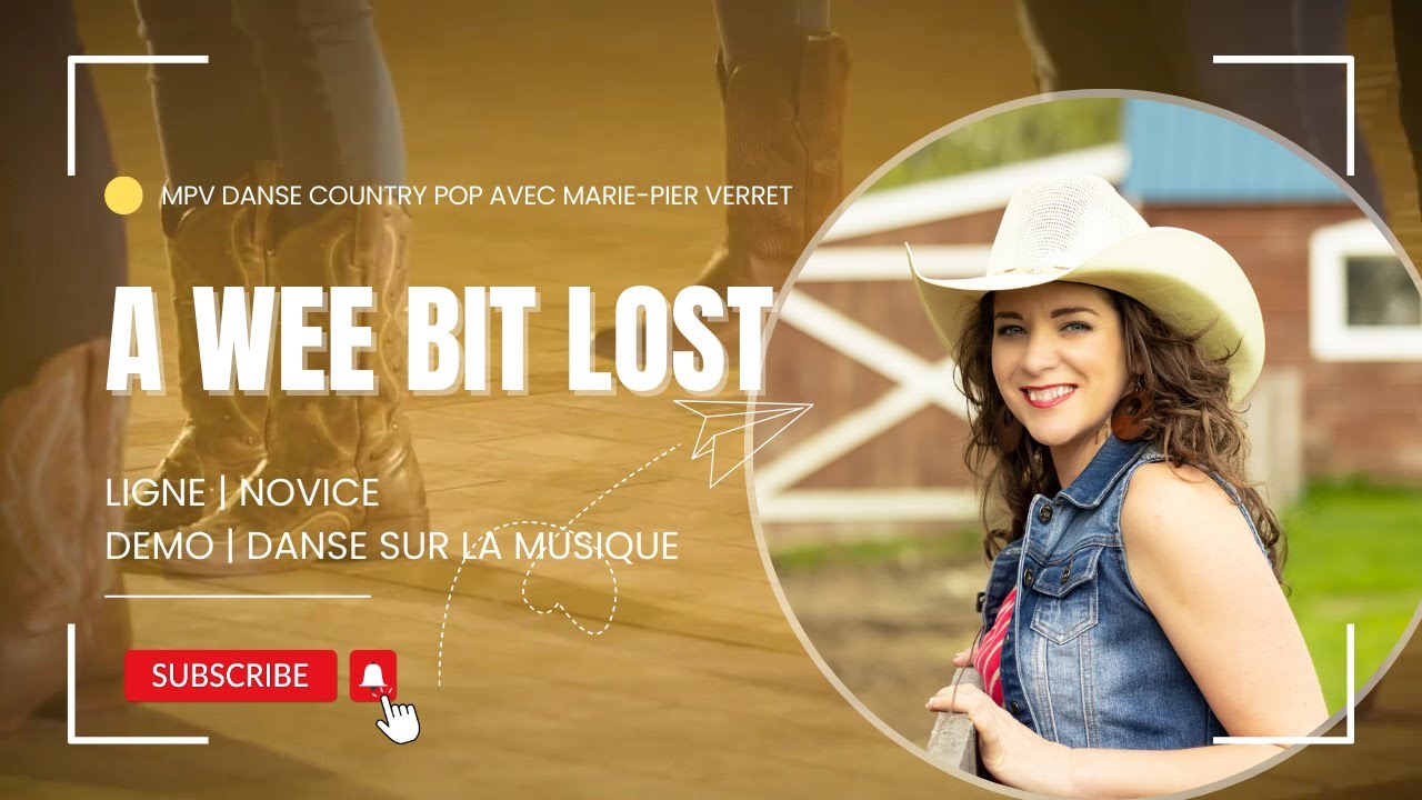 A Wee Bit Lost | Line Dance | Country Pop - YouTube