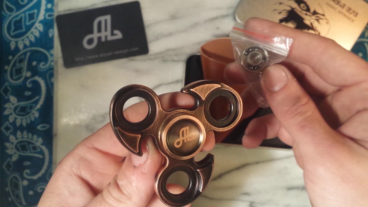 Alquar eagle eye hand fidget spinner review by my spin on it - YouTube