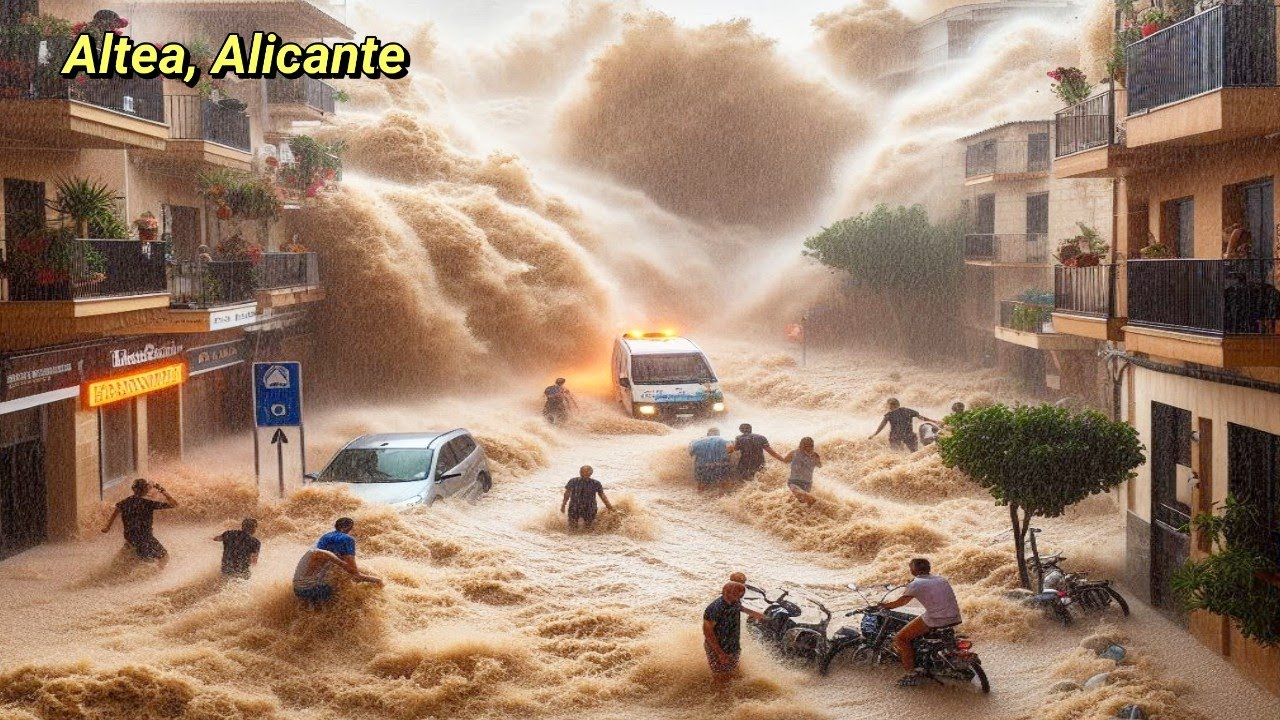 Heavy rain in the province of Alicante, chaos in the municipality of ...