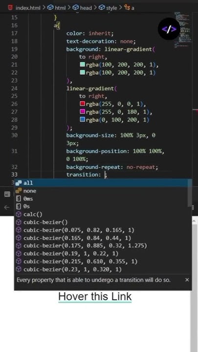 Link Hover Animation Effect Using Css Webdevelopment Htmlcss Css