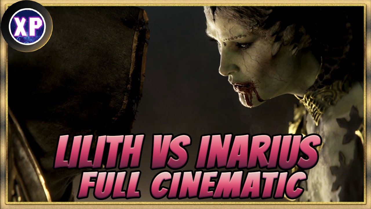 DIABLO 4 LILITH FIGHTS INARIUS HD CINEMATIC - THE FIGHT IN HELL! - YouTube