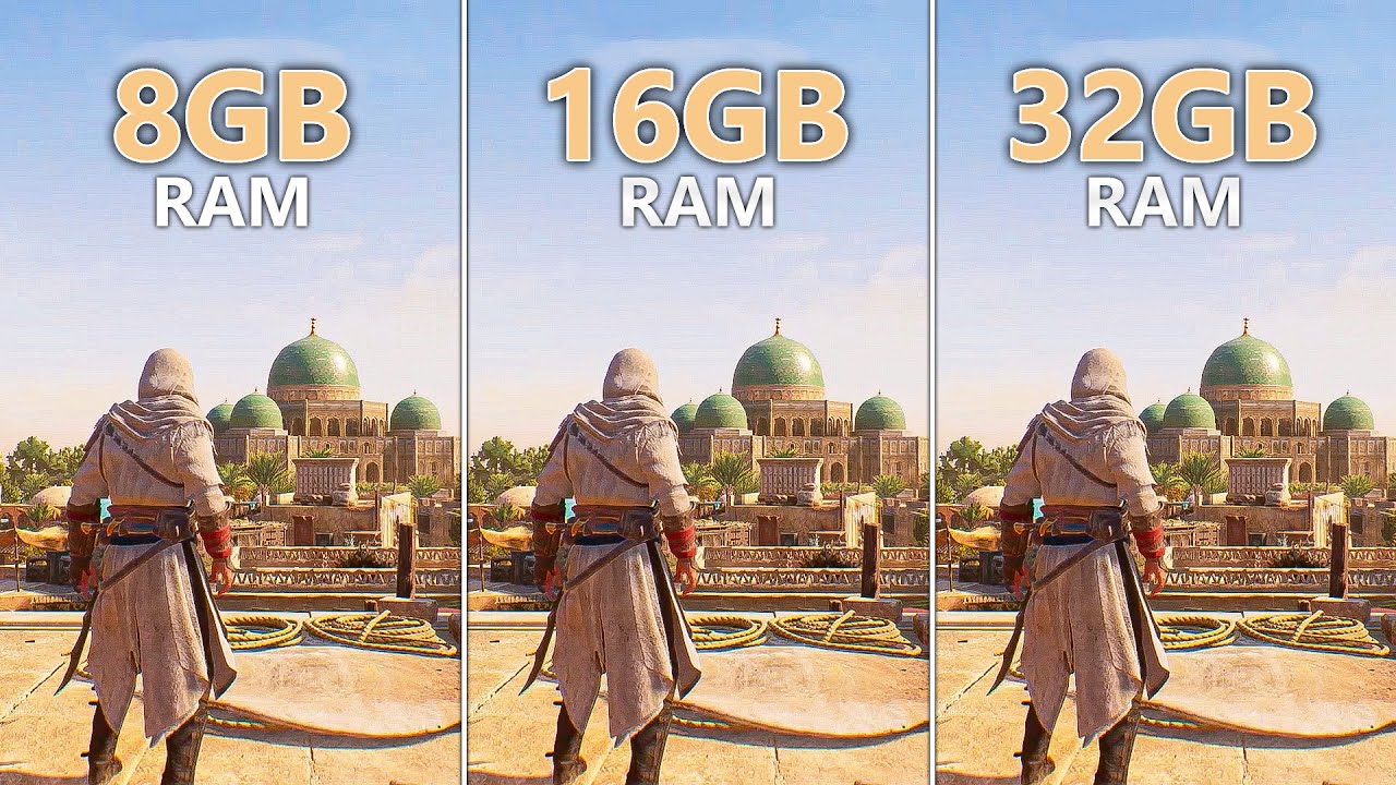 8GB Vs 16GB Vs 32GB RAM Assassin s Creed Mirage YouTube 8gb-vs-16gb-vs-32gb-ram-assassin-s-creed-mirage-youtube