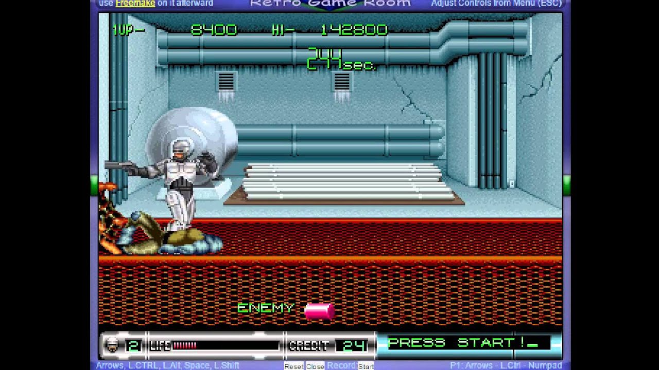 Robocop 2 (Euro+Asia v0.10) (Arcade / MAME) - Vizzed.com GamePlay - YouTube