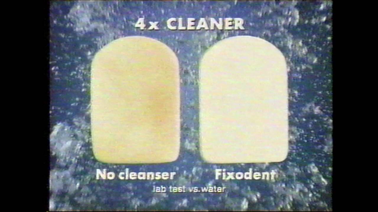 Fixodent Denture Cleanser commercial (1999) - YouTube