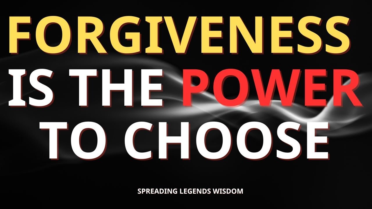 Forgiveness Is The Power to Choose | motivational video speech ...