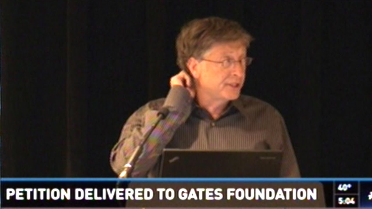 Protesters Petition Bill Gates To Make His Actions Match His Words ...