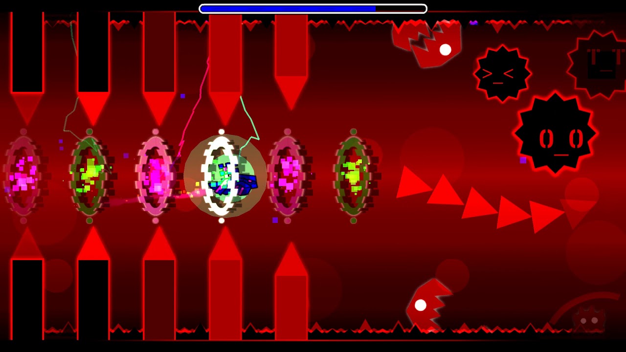 Geometry Dash frontline full VER. 100%complete - YouTube