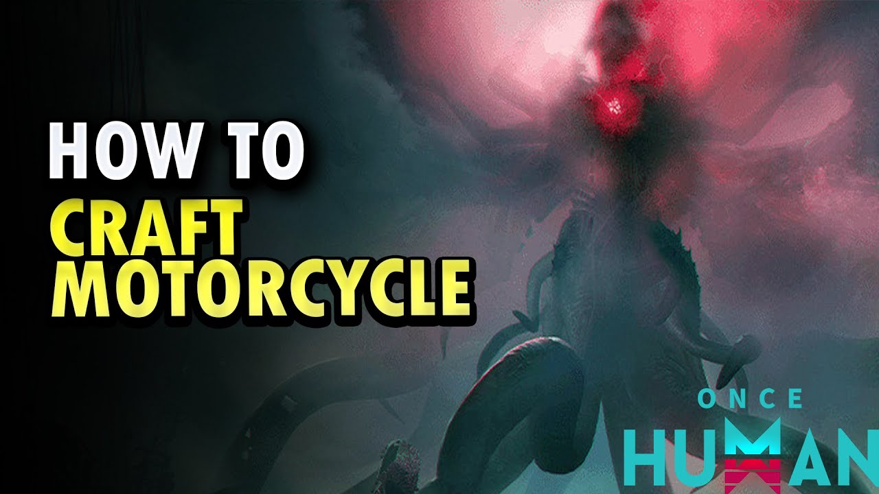 How To Craft Motorcycle Once Human - YouTube