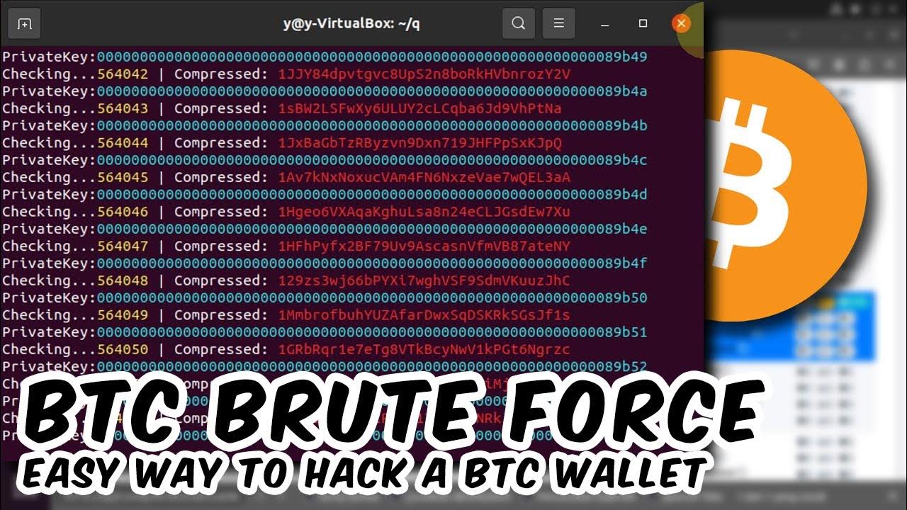 BTC Modern Brute Force Code - YouTube
