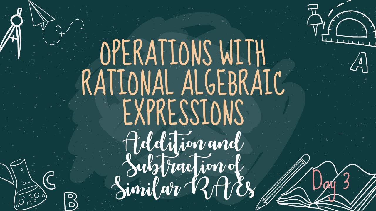 ADDING AND SUBTRACTING SIMILAR RAE | SYNCHRONOUS CLASS DISCUSSION - YouTube