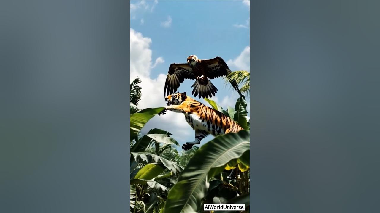 tiger vs Eagle 🦅 🐯 - YouTube
