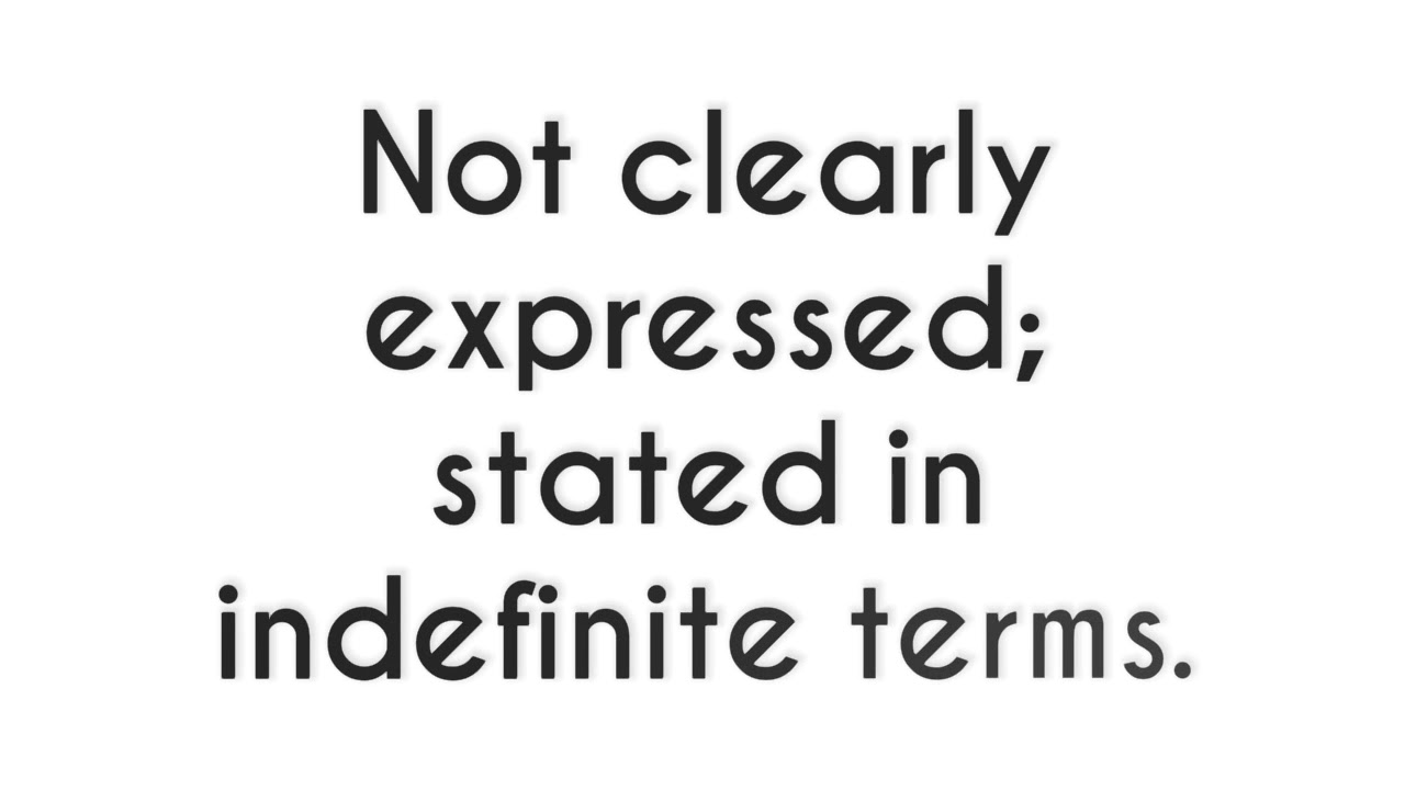 VAGUE Dictionary YouTube vague-dictionary-youtube