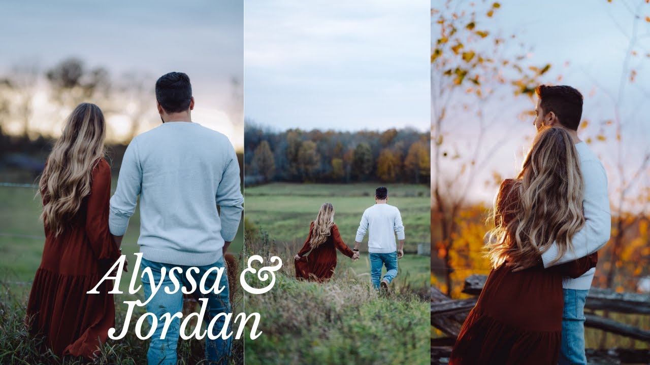 Alyssa & Jordan CINEMATIC Pregnancy reveal film - YouTube