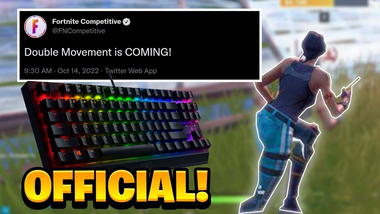 Fortnite is ADDING DOUBLE MOVEMENT! (In-game Diagonal Movemeng Controls ...