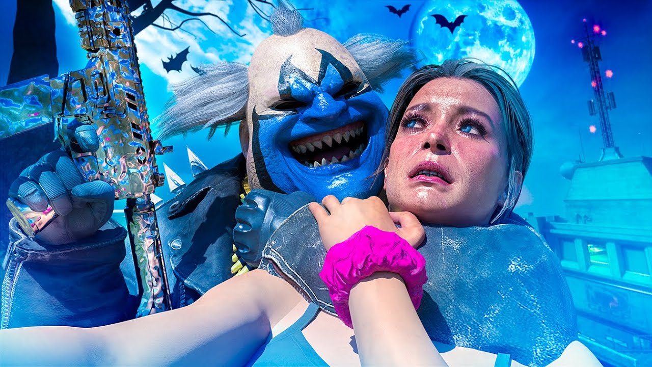 Haunting Streamers with Movement in a FAT CLOWN SKIN (TERRIFYING) - YouTube