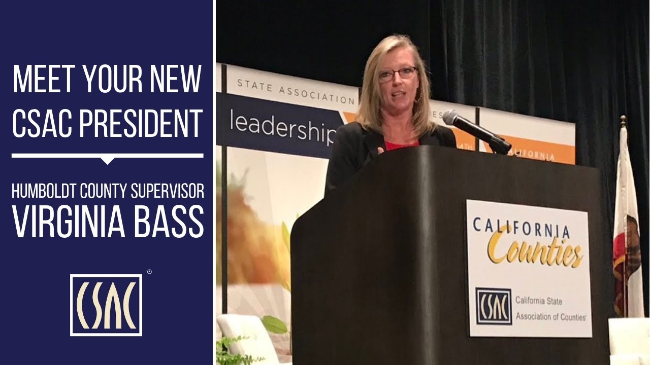 Meet Your New CSAC President: Virginia Bass -- 2019 - YouTube