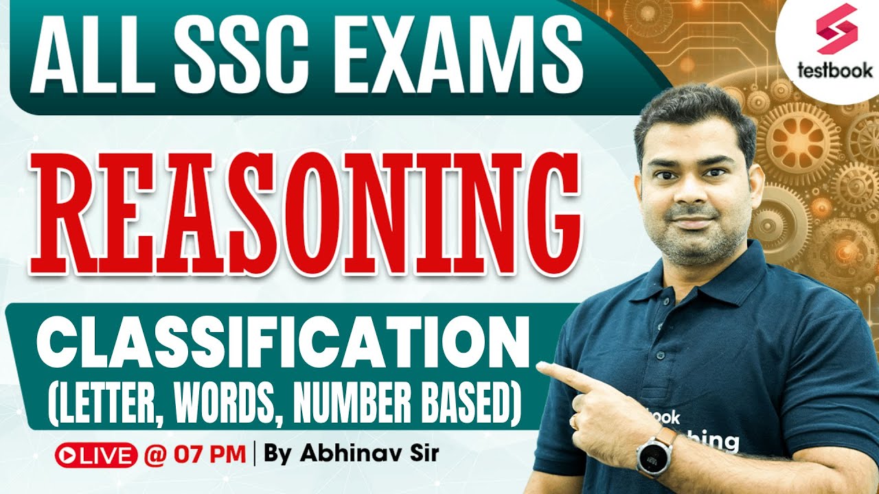 All SSC Exams 2024 | Classification Reasoning Tricks | All SSC Exams ...