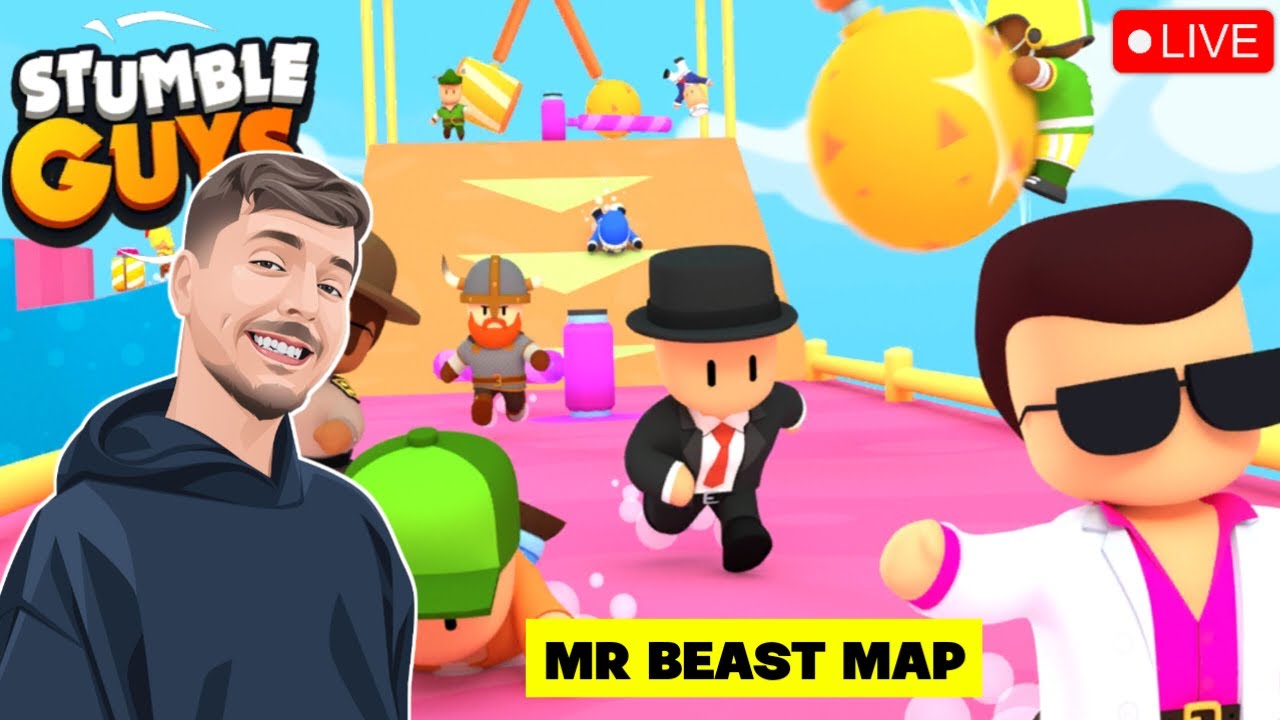 PLAYING @MrBeast MAP | STUMBLE GUYS #stumbleguys - YouTube