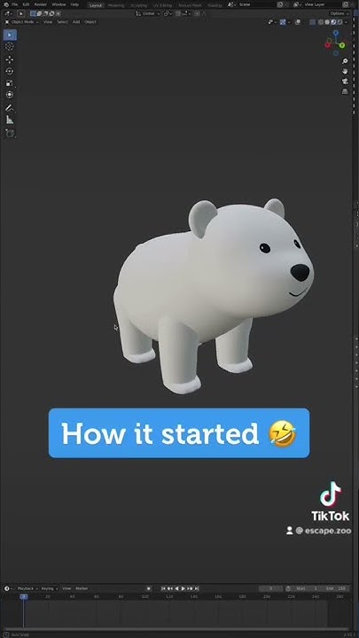 How it started vs how it’s going 😊Let's make a game ️ #gamedev #gaming #indiegames #3dmodeling ...