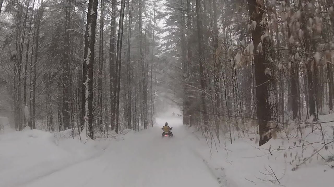 Old Forge Snowmobiling Feb 22 2021 - YouTube