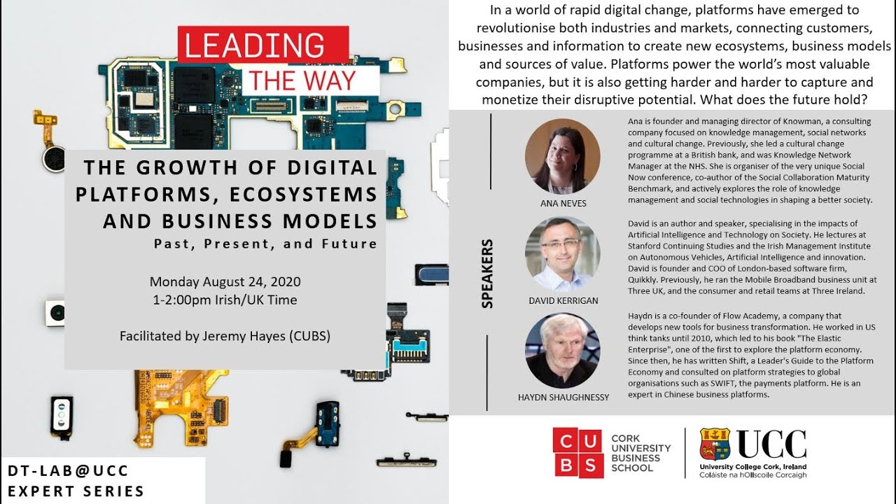 Expert Series August 2020 - The Growth of Digital Platforms, Ecosystems ...