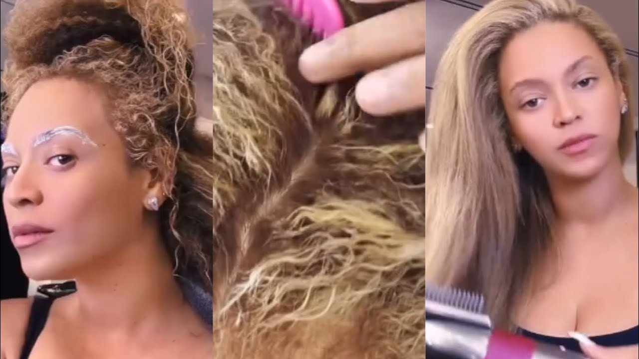 Beyoncé shuts down the internet as she reveals her real HAIR without ...