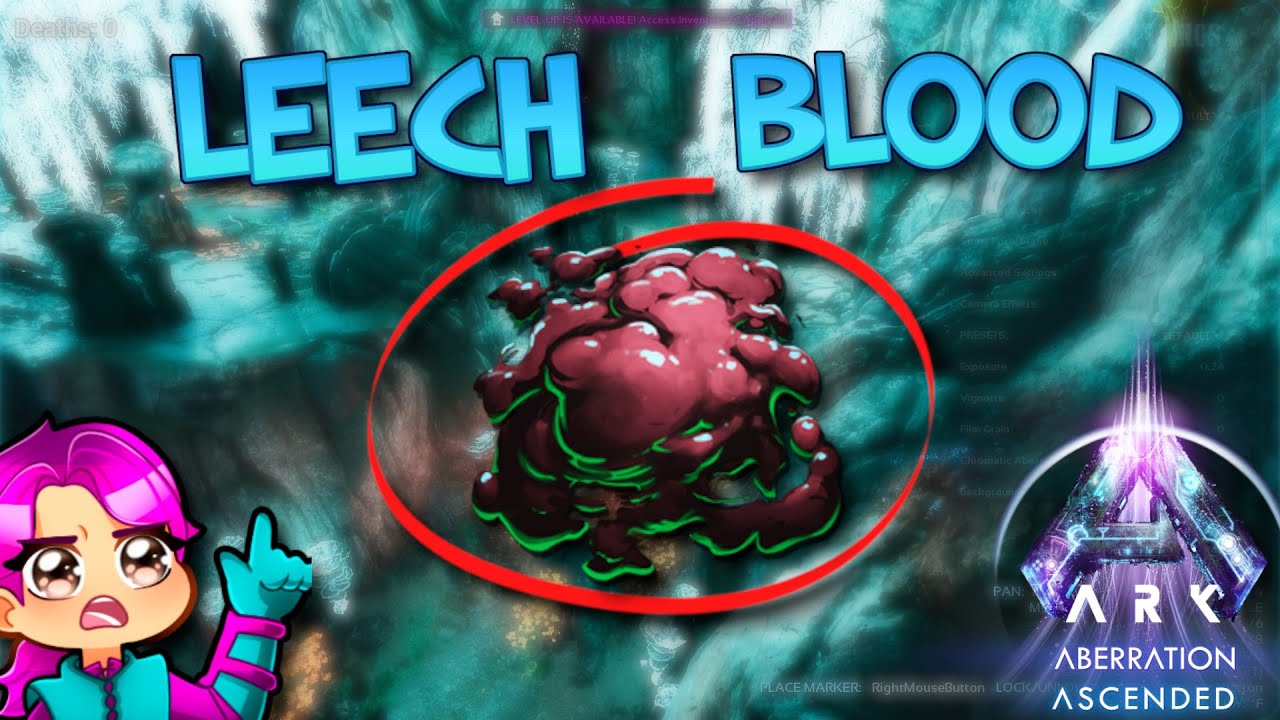 WHERE TO FIND LEECH BLOOD - ABERRATION - Ark Survival Ascended - YouTube