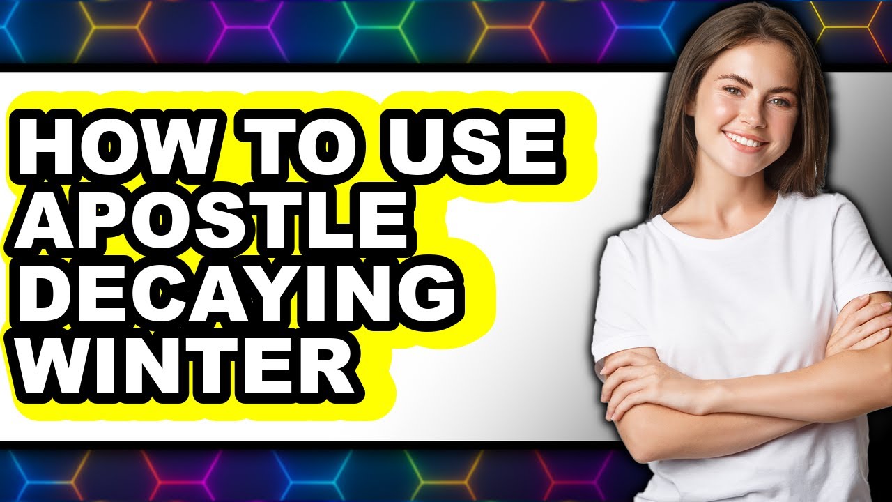 How to Use Apostle Decaying Winter (only Way) - YouTube