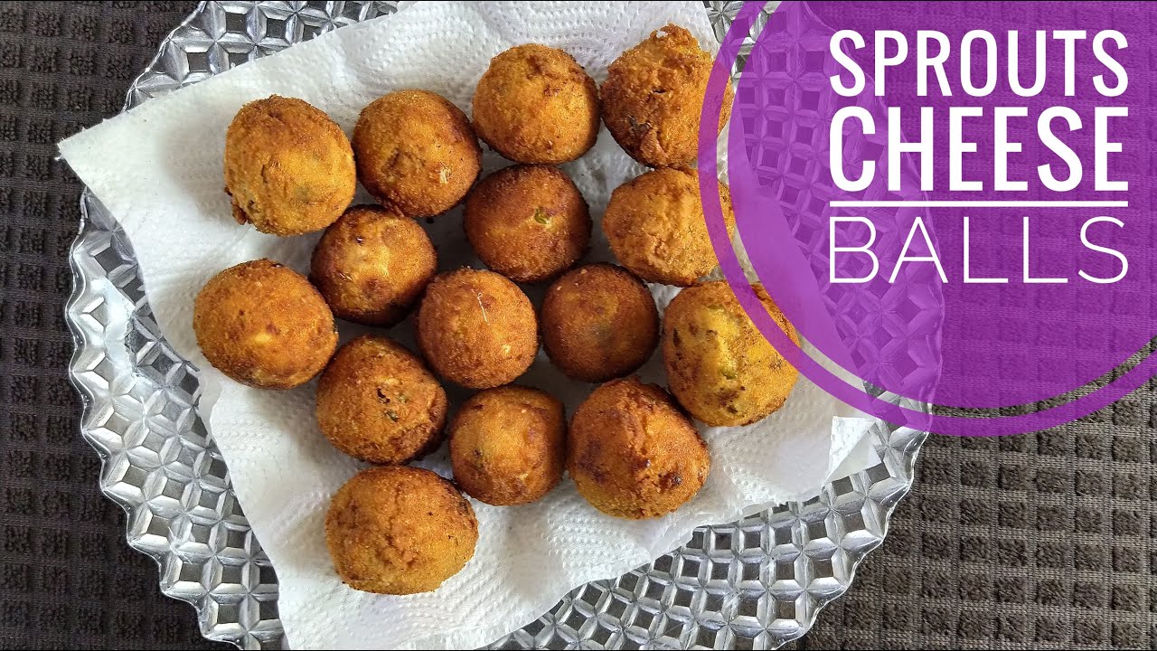 Protein rich sprouts cheese balls - Kids loves this snack - YouTube