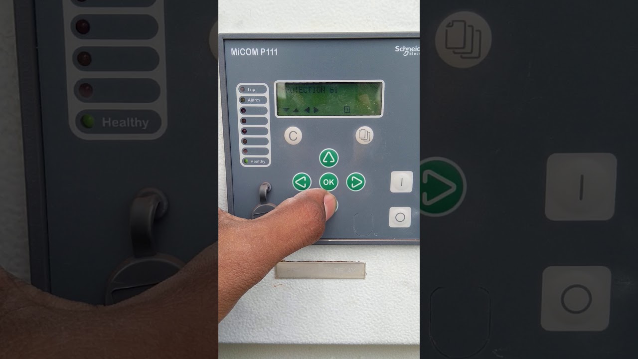 Micom p111 relay settings check - YouTube